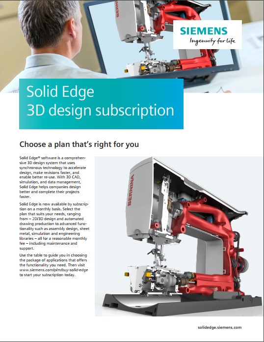 APS Industrial | Brochures | Solid Edge Brochure